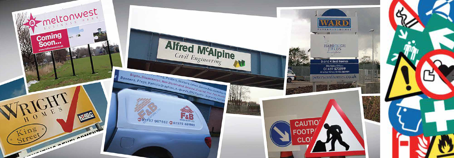 Construction Industry - Signs Display